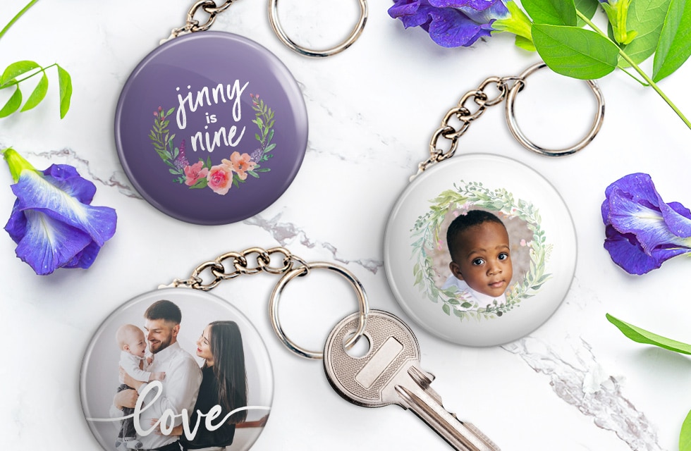 Personalise a Beautiful Metal Keyring For Yourself or Loved Ones ...