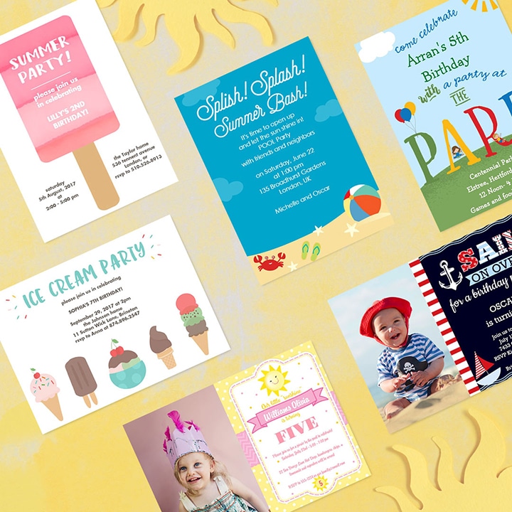 Stylish Summer Party Invitations | Snapfish UK