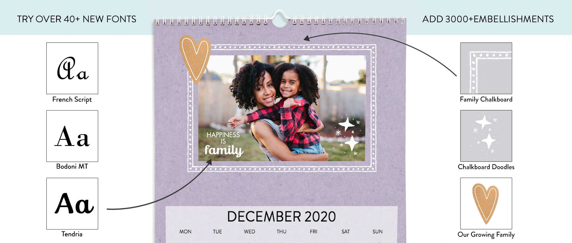 Free 2021 Calendar Templates | Snapfish IE