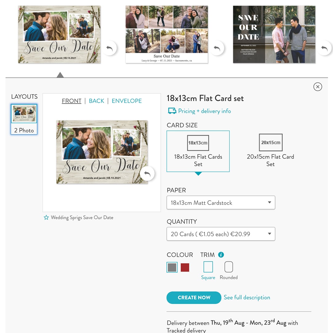 How To Make Stylish Save The Date Cards | Snapfish IE