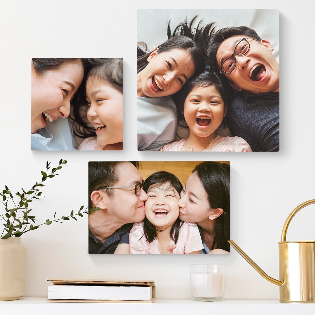 Create Instant Gallery Walls With Custom Metal Photo Tiles | Snapfish IE