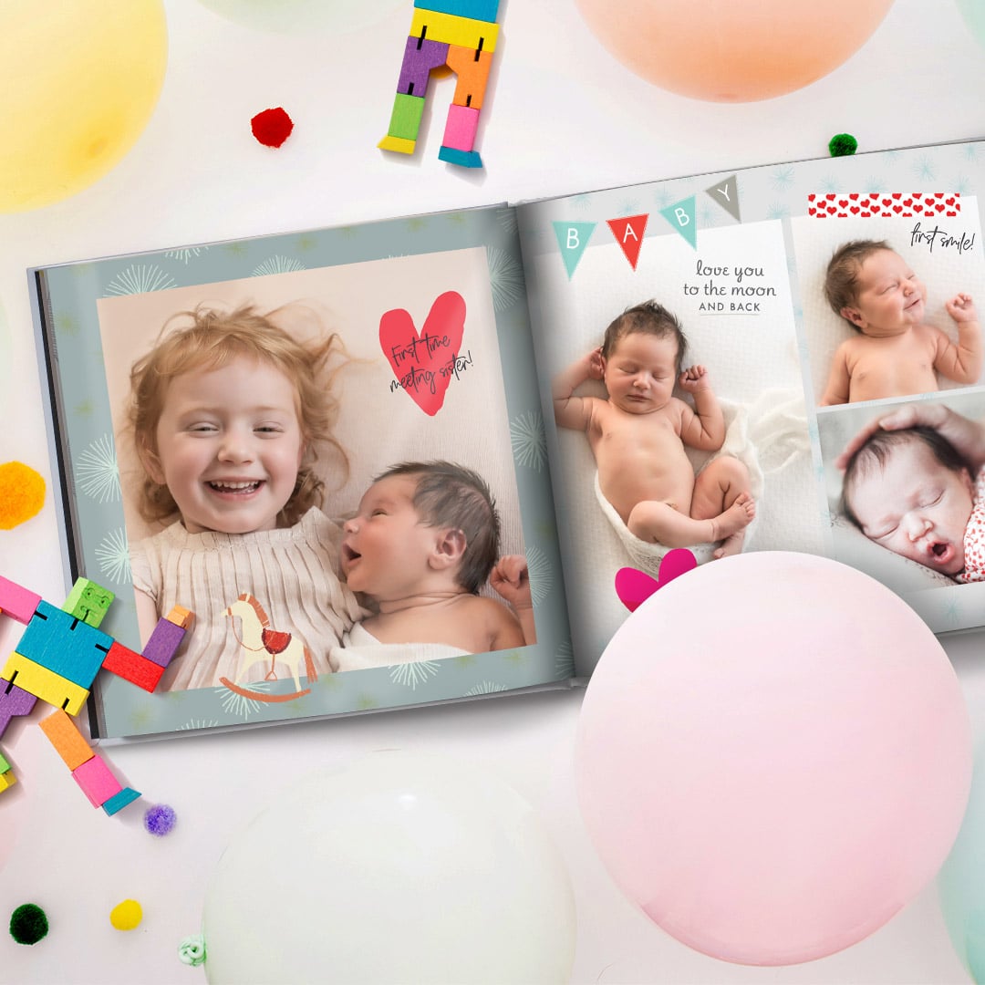 A photo book as unique as your baby | Snapfish IE